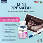 Mini prenatal vitamins with essential nutrients