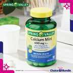 Mini softgels for easy calcium intake