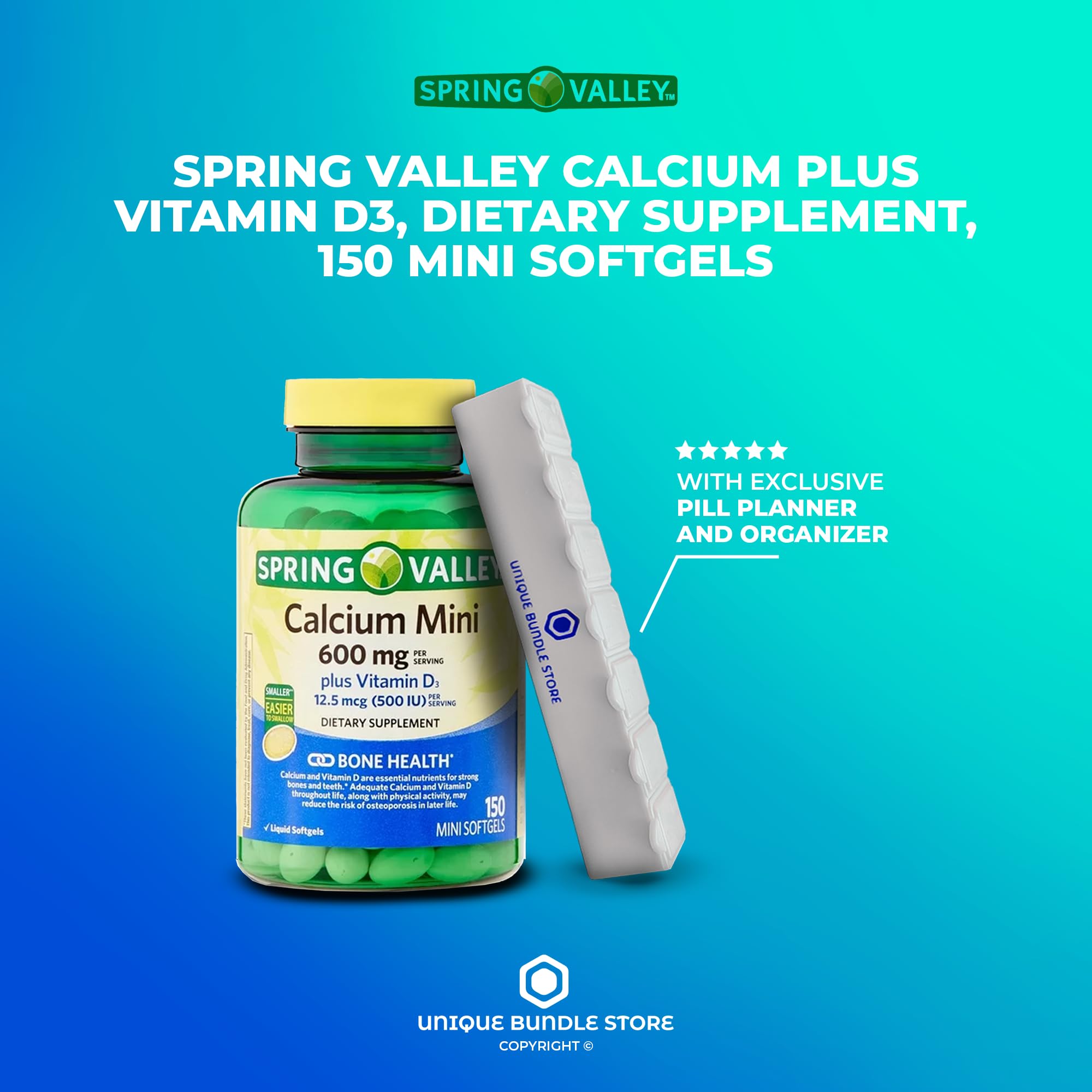 Mini softgels for easy daily intake
