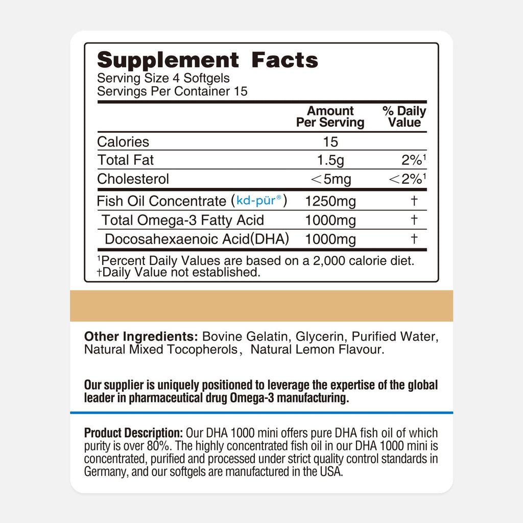 mini softgels for easy swallowing