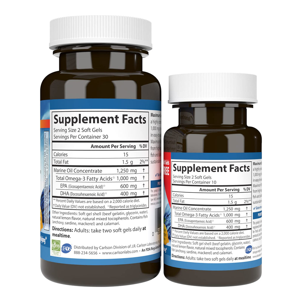 Mini softgels for kids omega 3