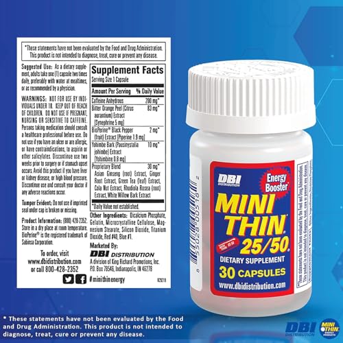 Mini Thin capsules for daily energy boost