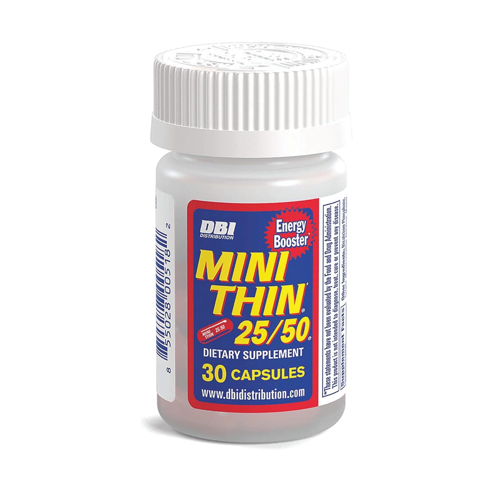 Mini Thin energy capsules for focus