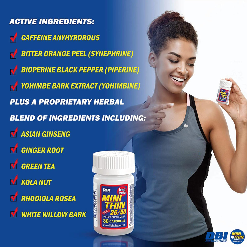 Mini Thin energy capsules for mental clarity