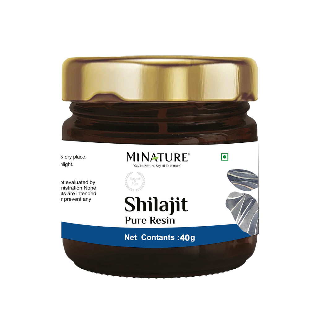 Miniature shilajit resin for wellness