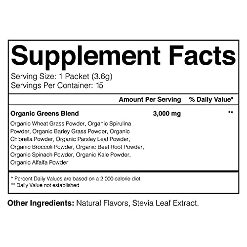 mint apple flavour super greens powder