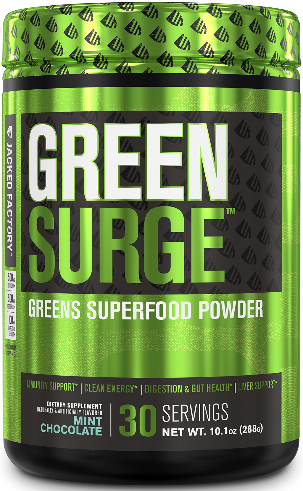 Mint chocolate greens drink mix