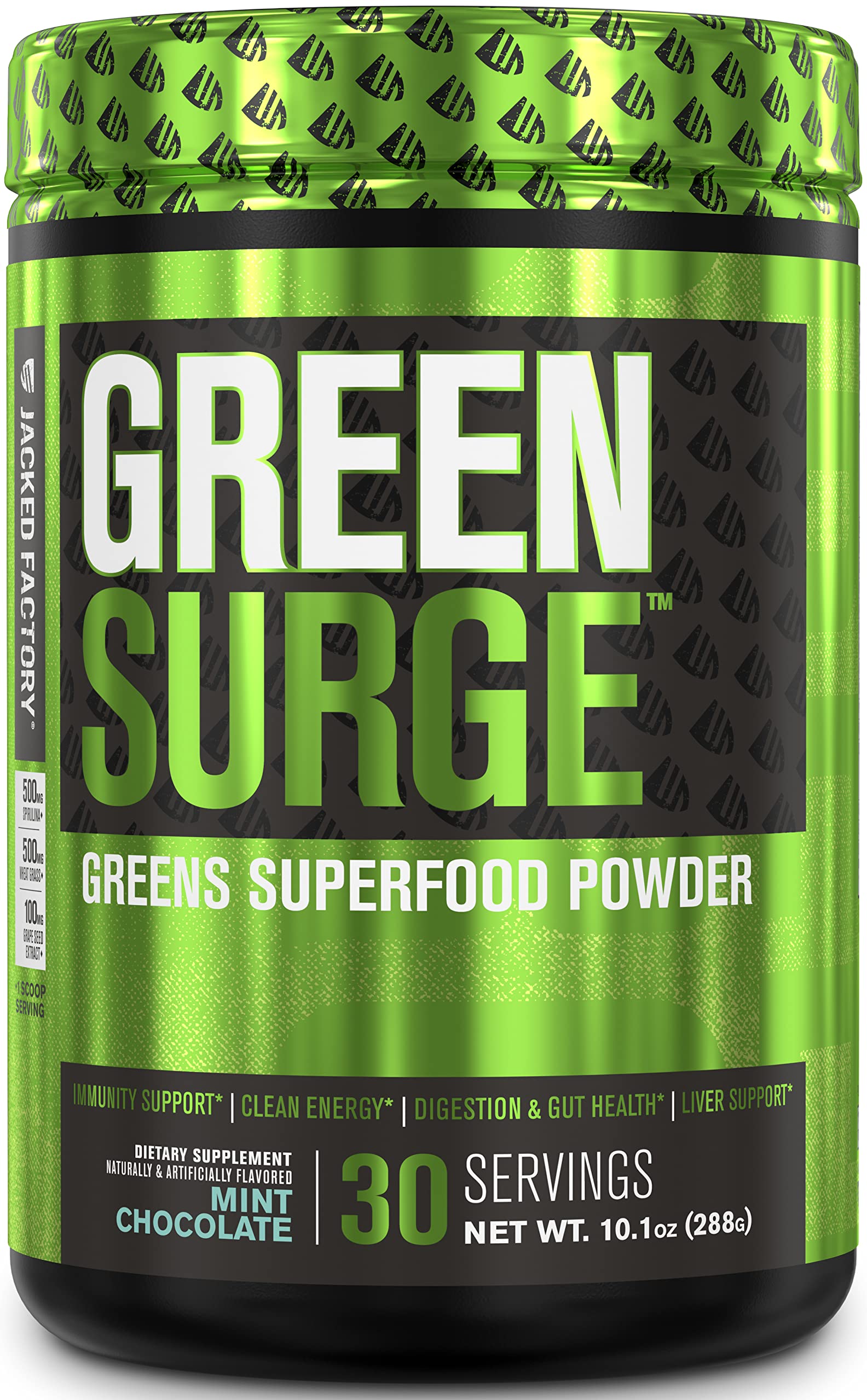 Mint chocolate greens drink mix