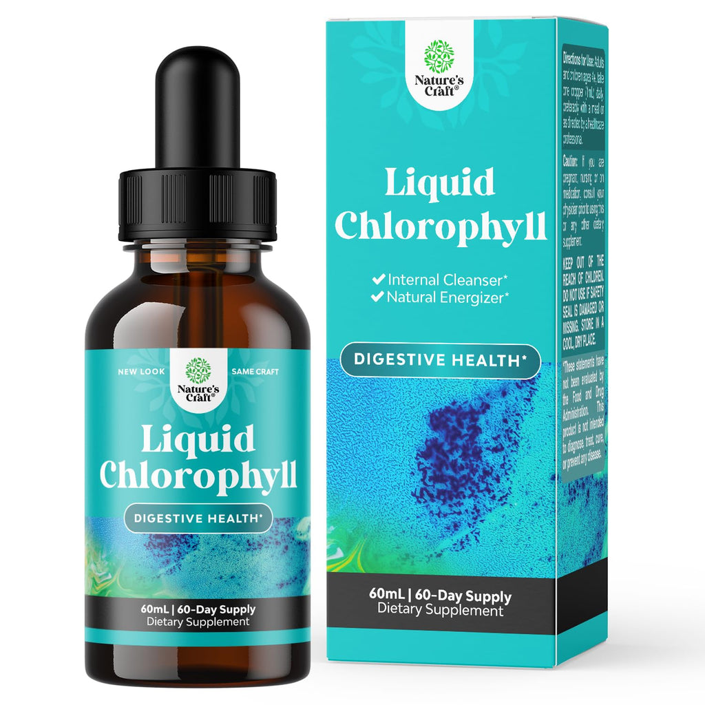 Mint flavor chlorophyll drops benefits