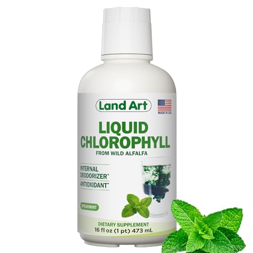 Mint flavor chlorophyll for energy boost