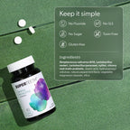 mint flavored kids probiotic tablets