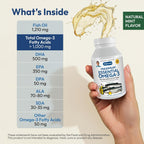 mint flavored omega 3 capsules
