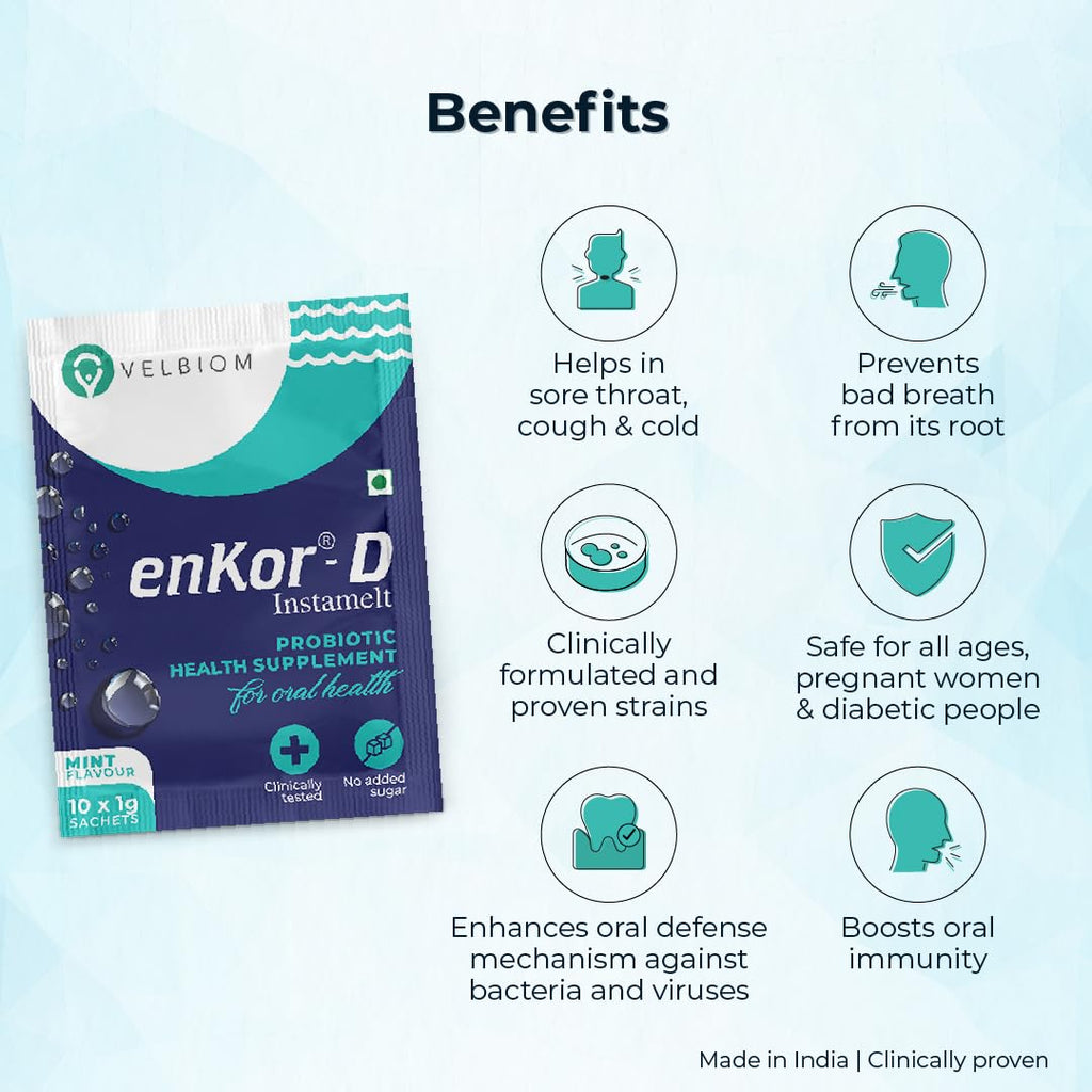 mint flavored oral health probiotics