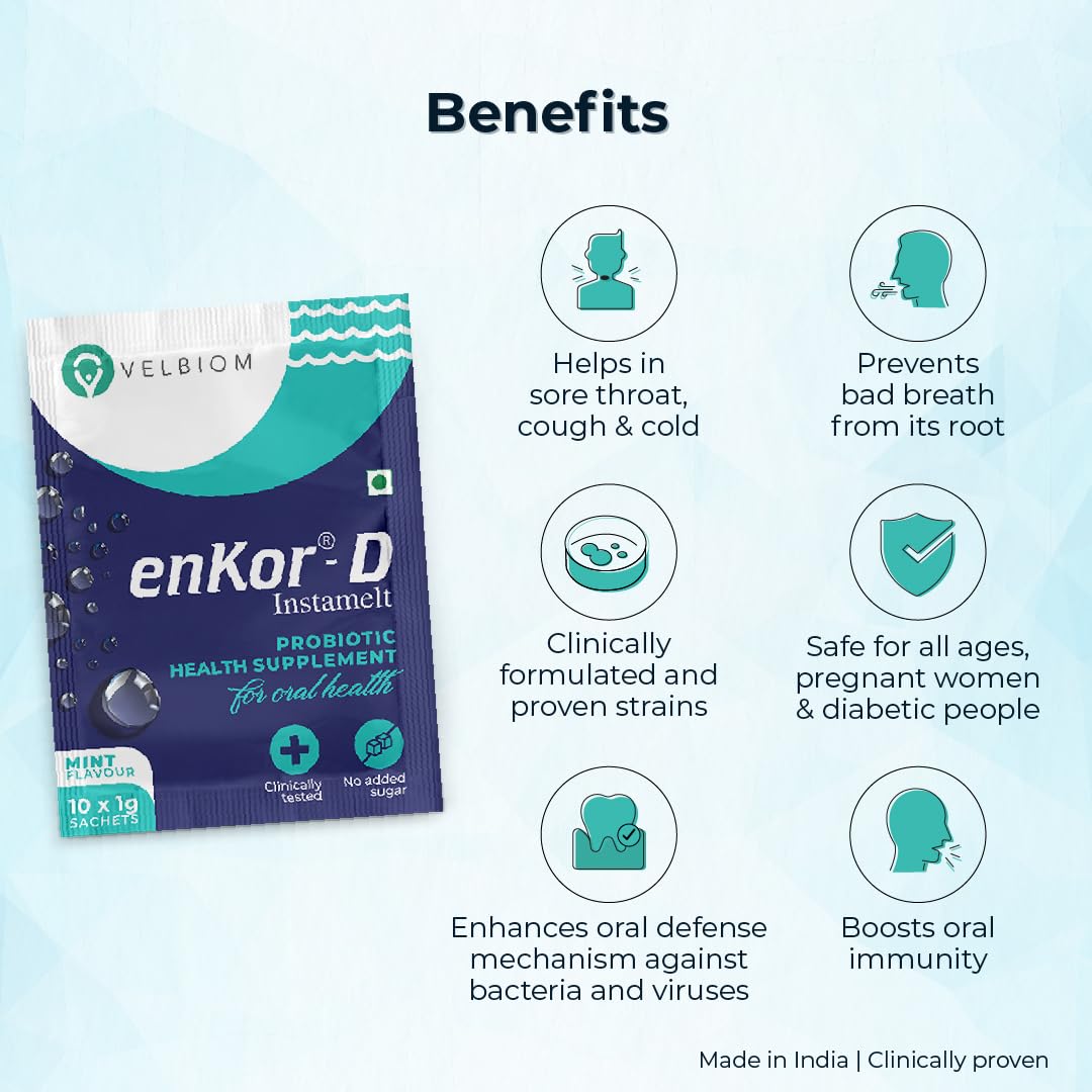 mint flavored oral health probiotics