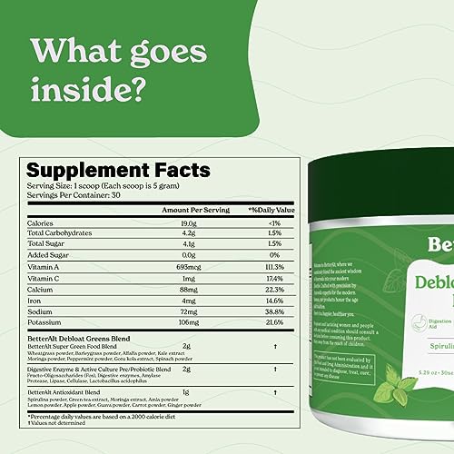 mint flavored spirulina for refreshing taste
