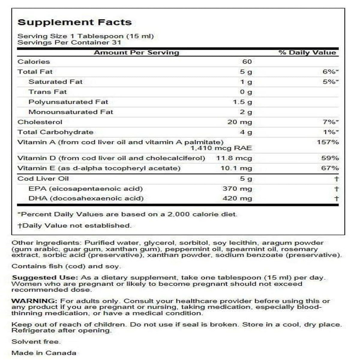 mint flavour kids omega 3 supplement