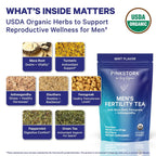 mint flavoured fertility tea sachets