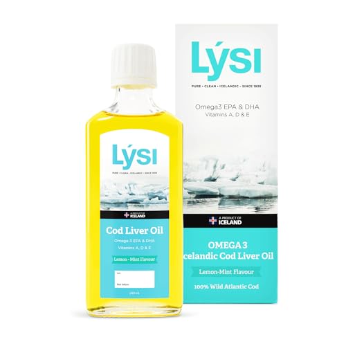 Mint-lemon flavour omega 3 oil