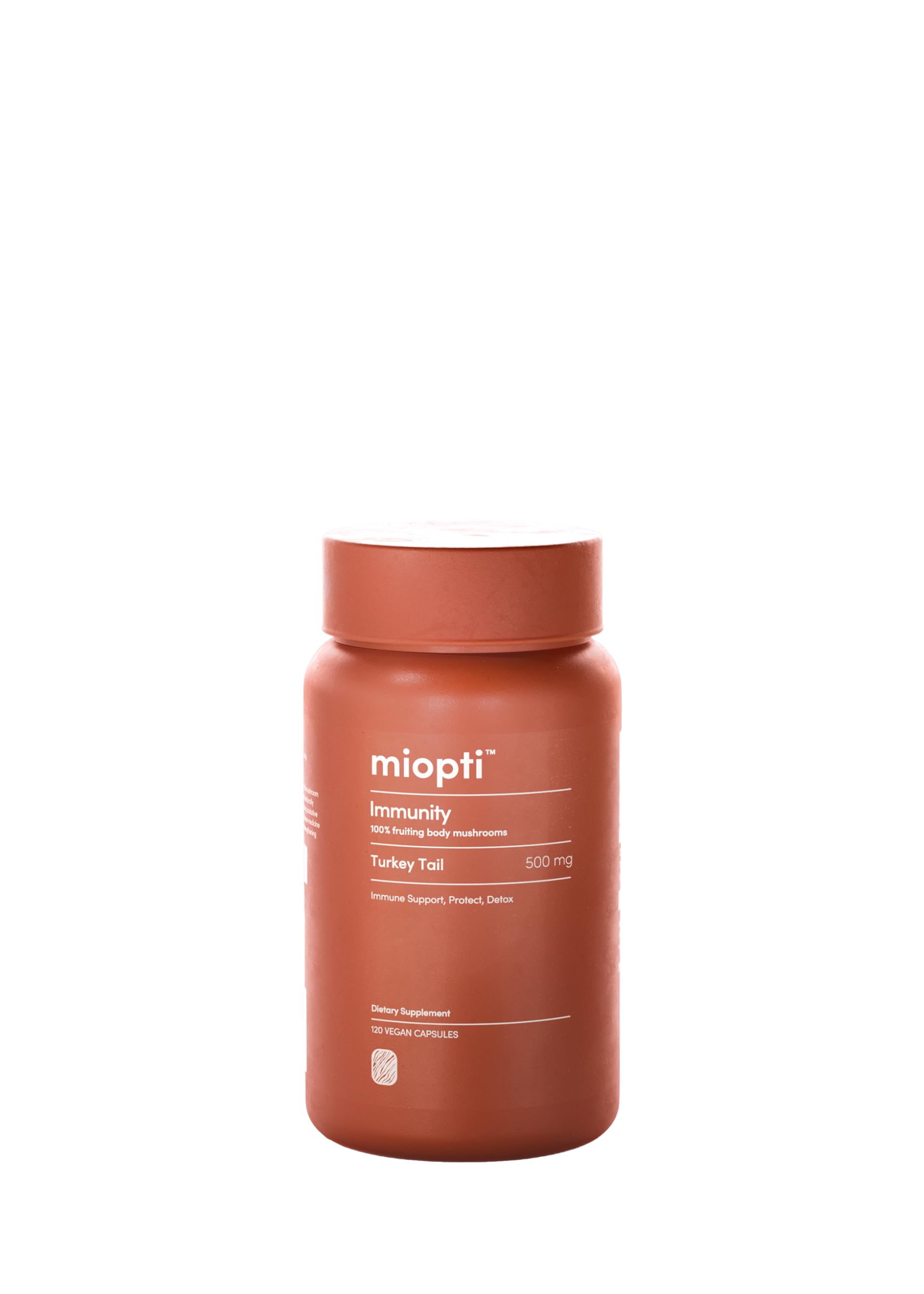 Miopti Turkey Tail mushroom capsules for immunity
