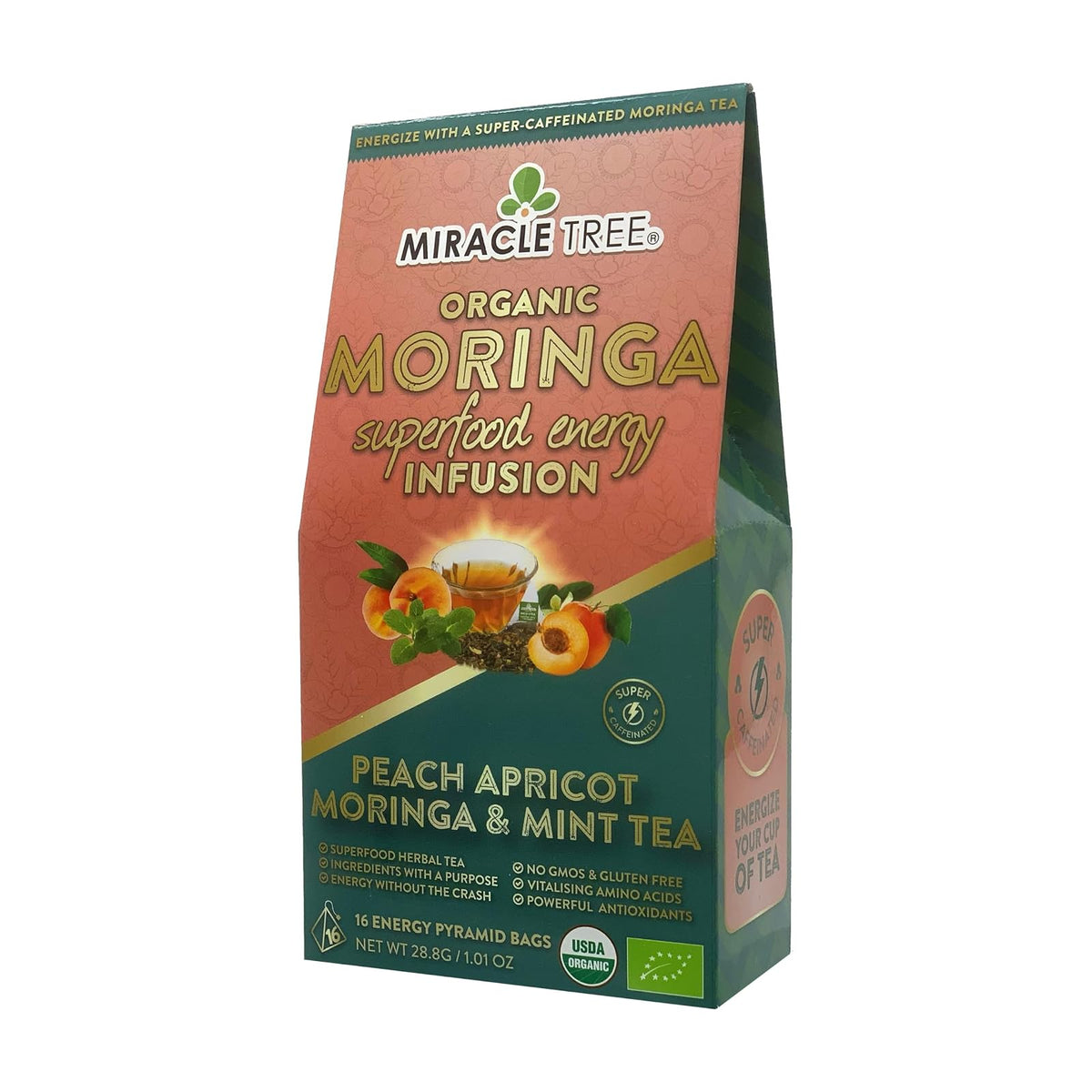 Miracle Tree Moringa energy tea bags