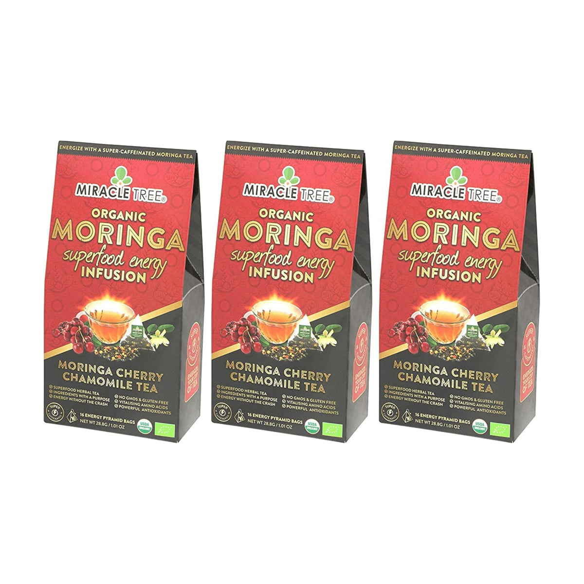 Miracle Tree Moringa energy tea bags