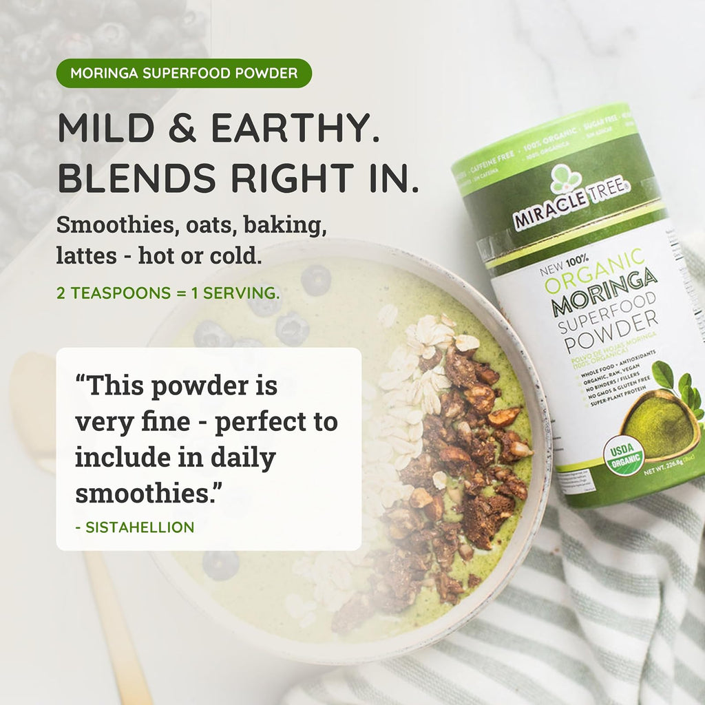 miracle tree moringa powder benefits