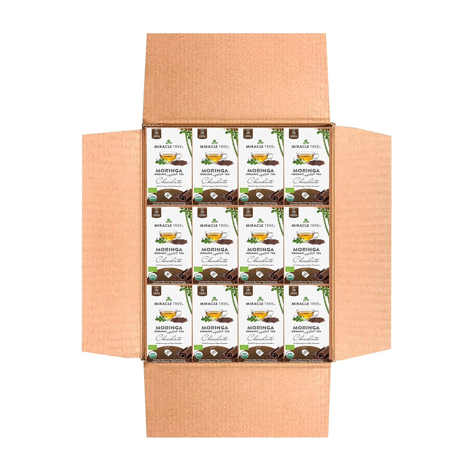 Miracle Tree organic moringa tea bags
