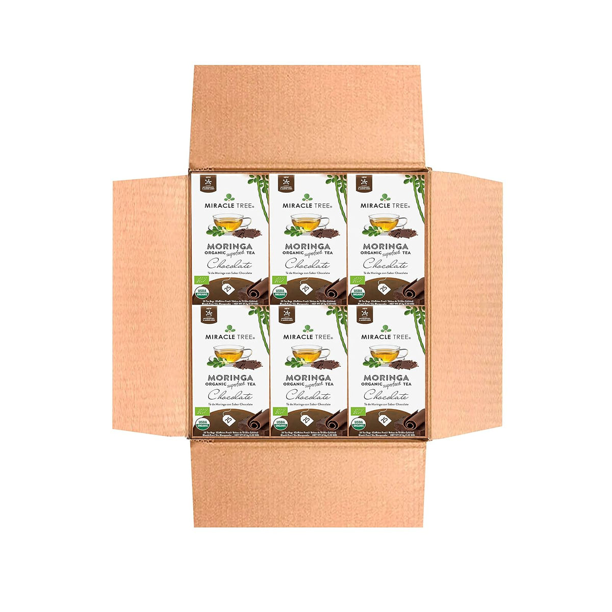 Miracle Tree organic moringa tea bags