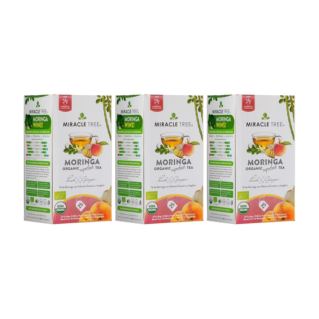 Miracle Tree organic moringa tea bags