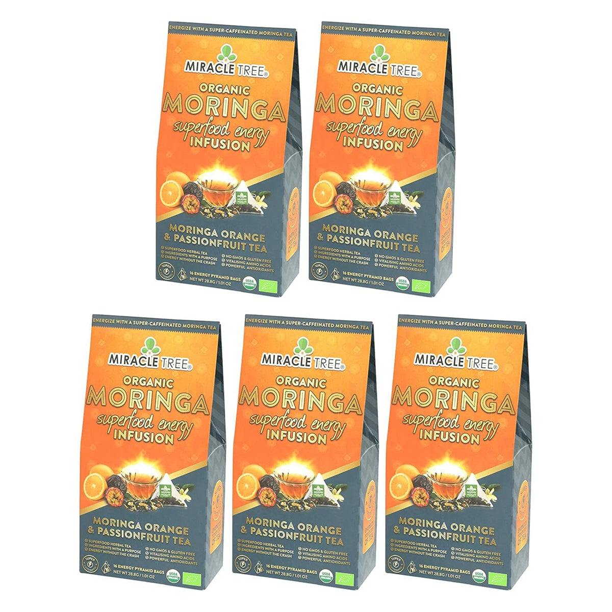 Miracle Tree organic moringa tea bags
