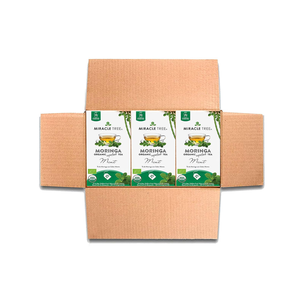 Miracle Tree organic moringa tea bags