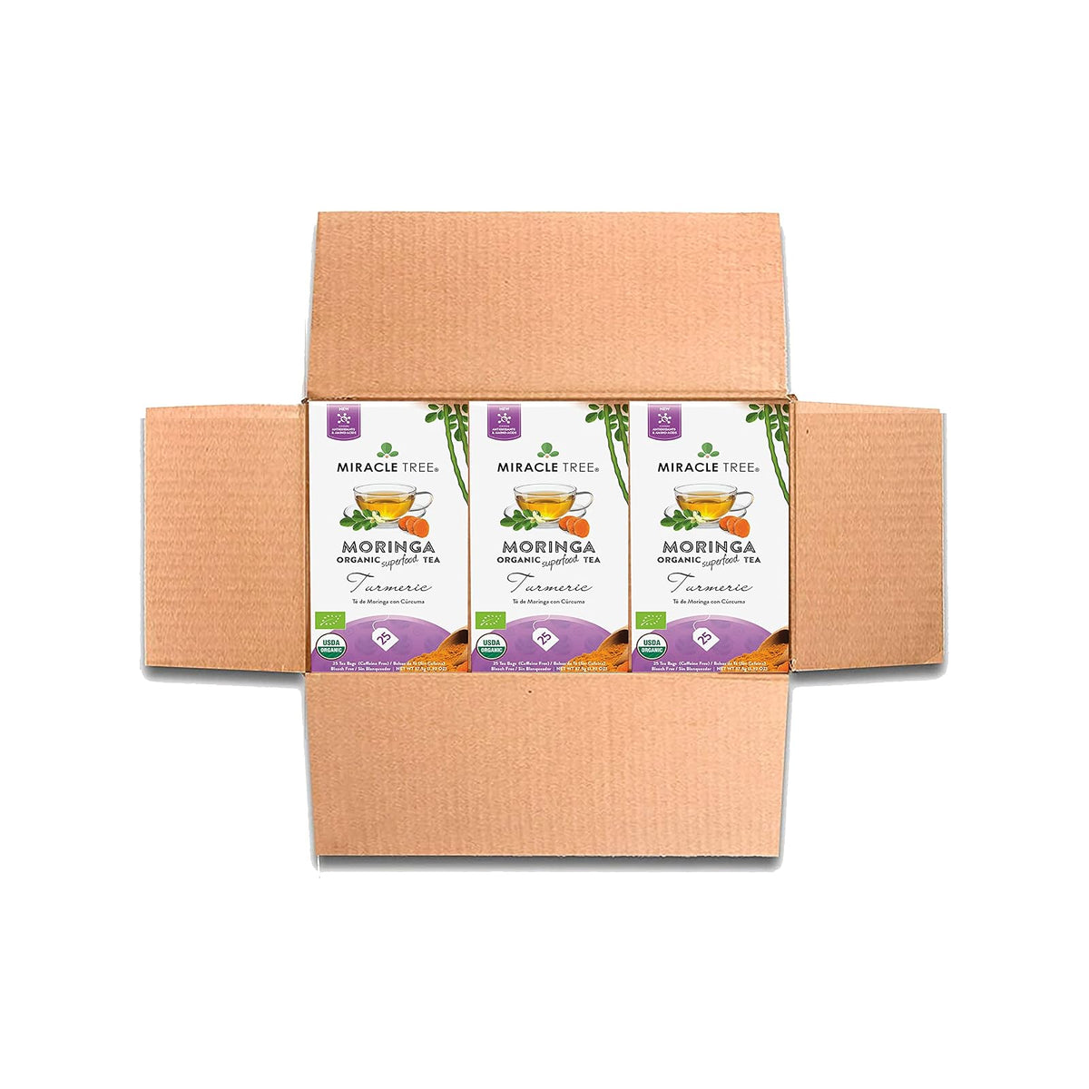 Miracle Tree organic moringa tea bags