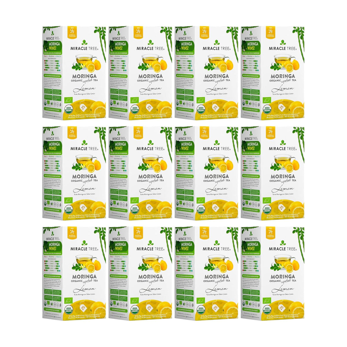 Miracle Tree organic moringa tea bags