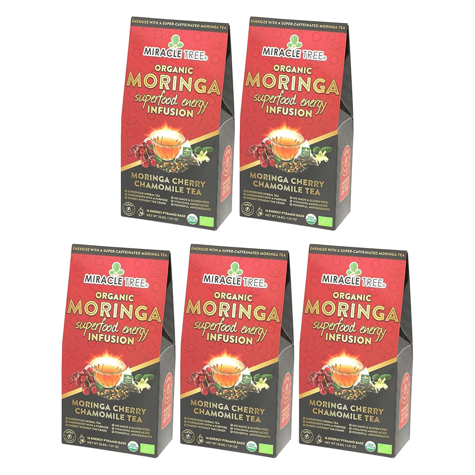Miracle Tree organic moringa tea bags