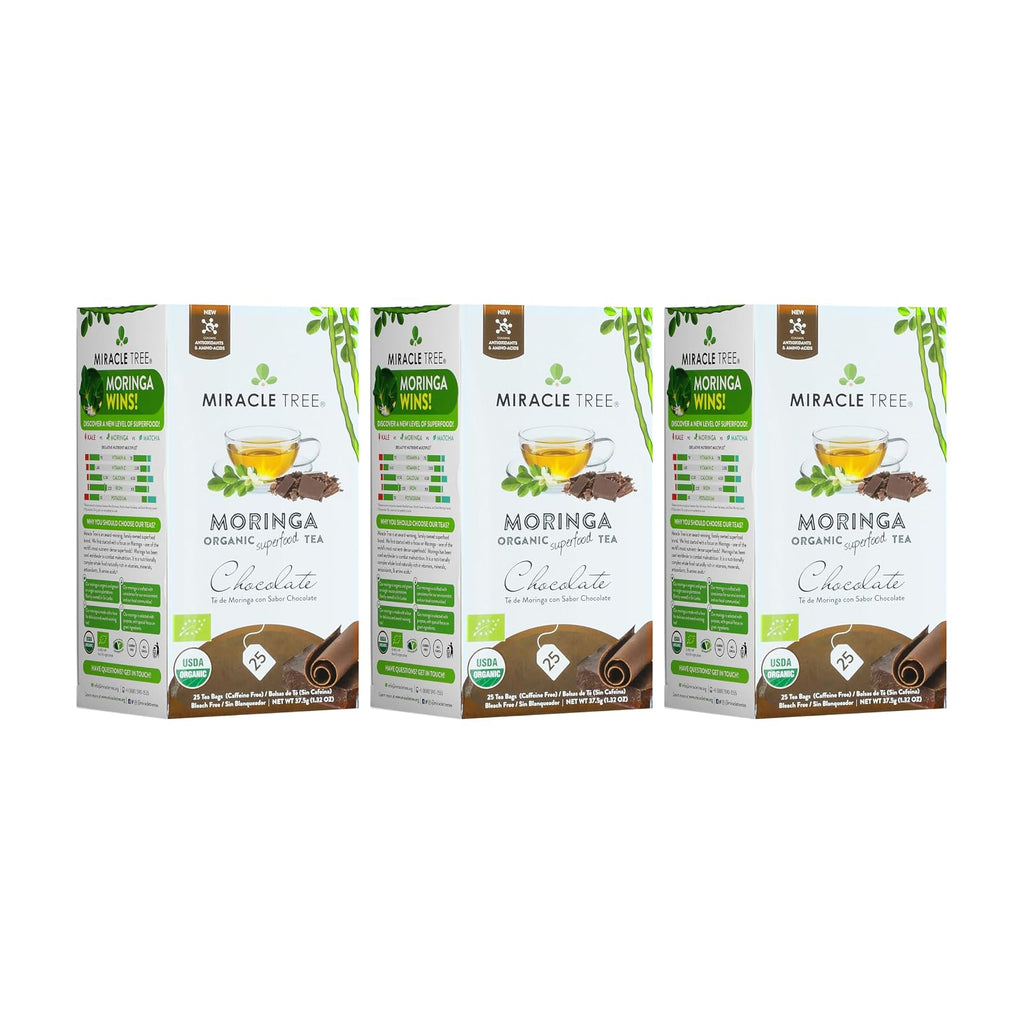 Miracle Tree organic moringa tea bags