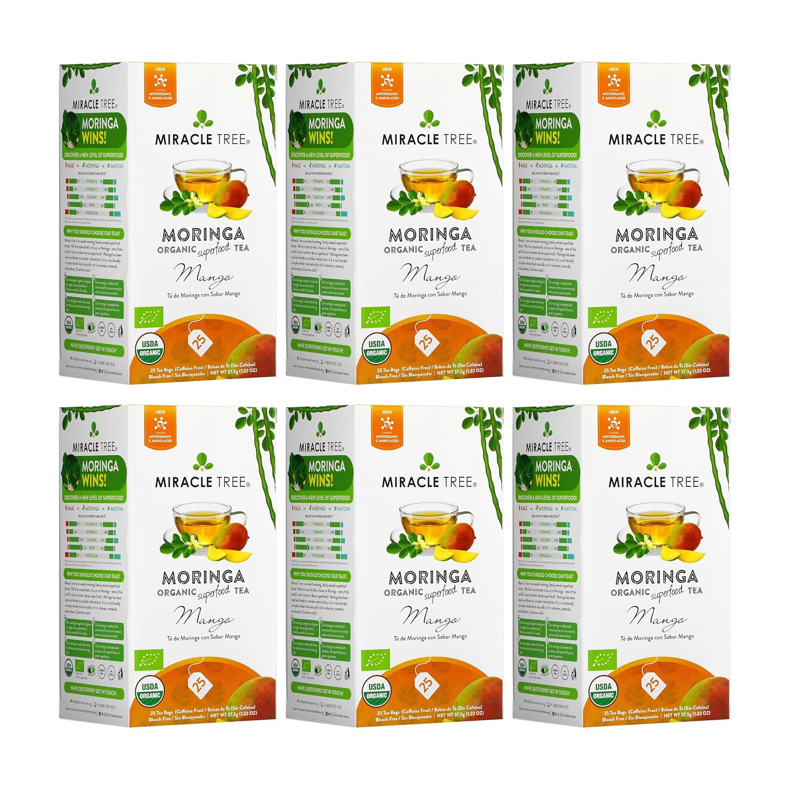Miracle Tree organic moringa tea