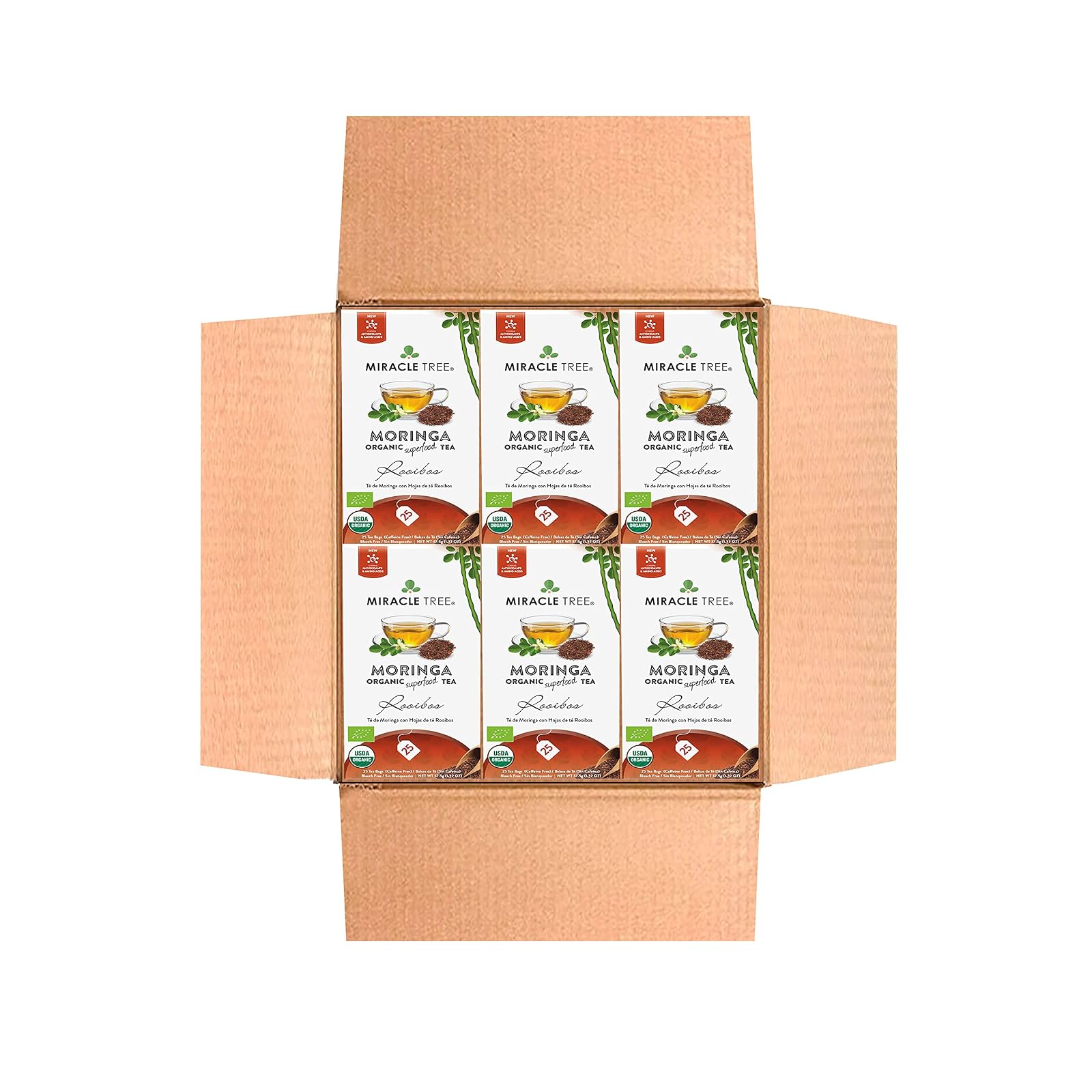 Miracle Tree organic rooibos tea bags