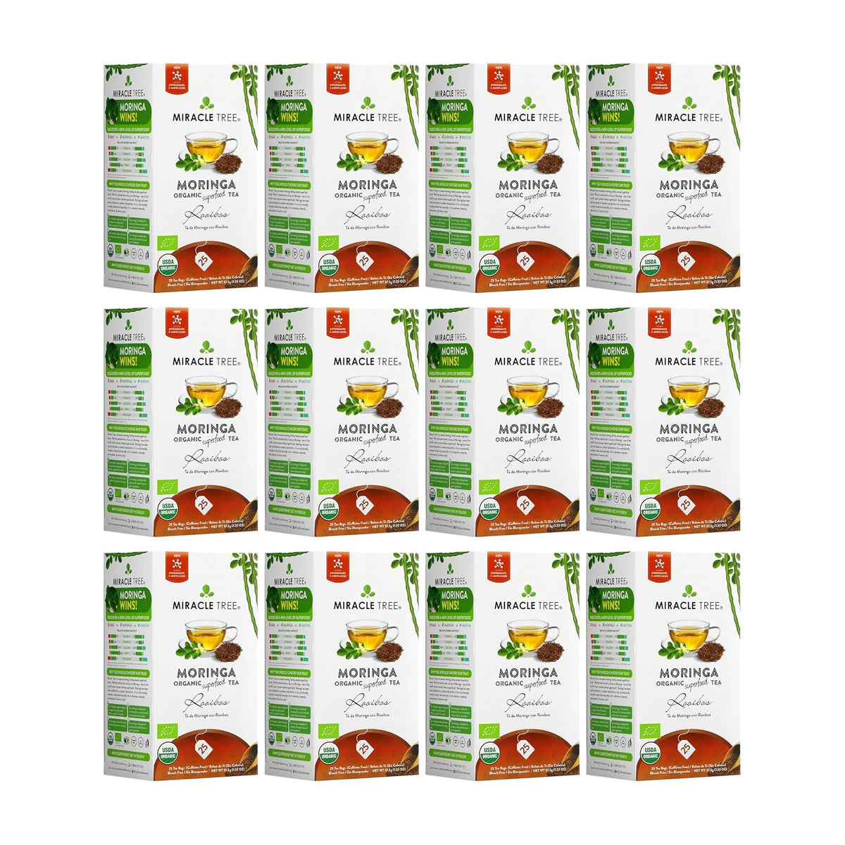 Miracle Tree organic rooibos tea bags