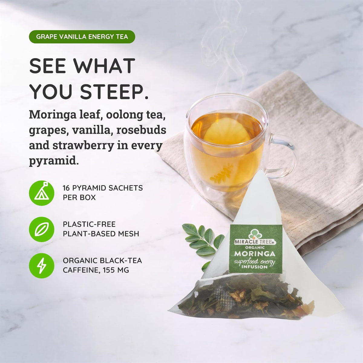 Miracle Tree tea for daily vitality
