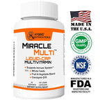MiracleMulti daily multivitamin softgel formula