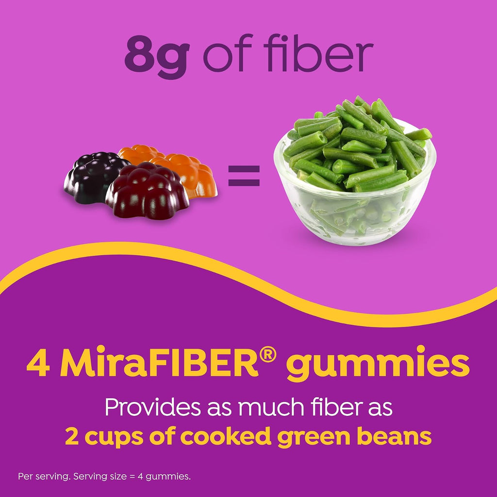 MiraFIBER gummies for a healthy gut