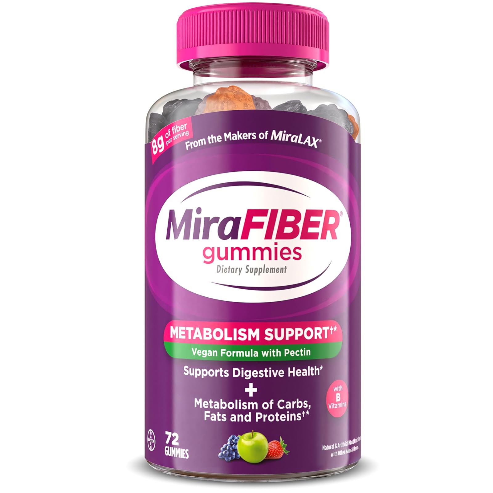 MiraFIBER gummies for digestive health
