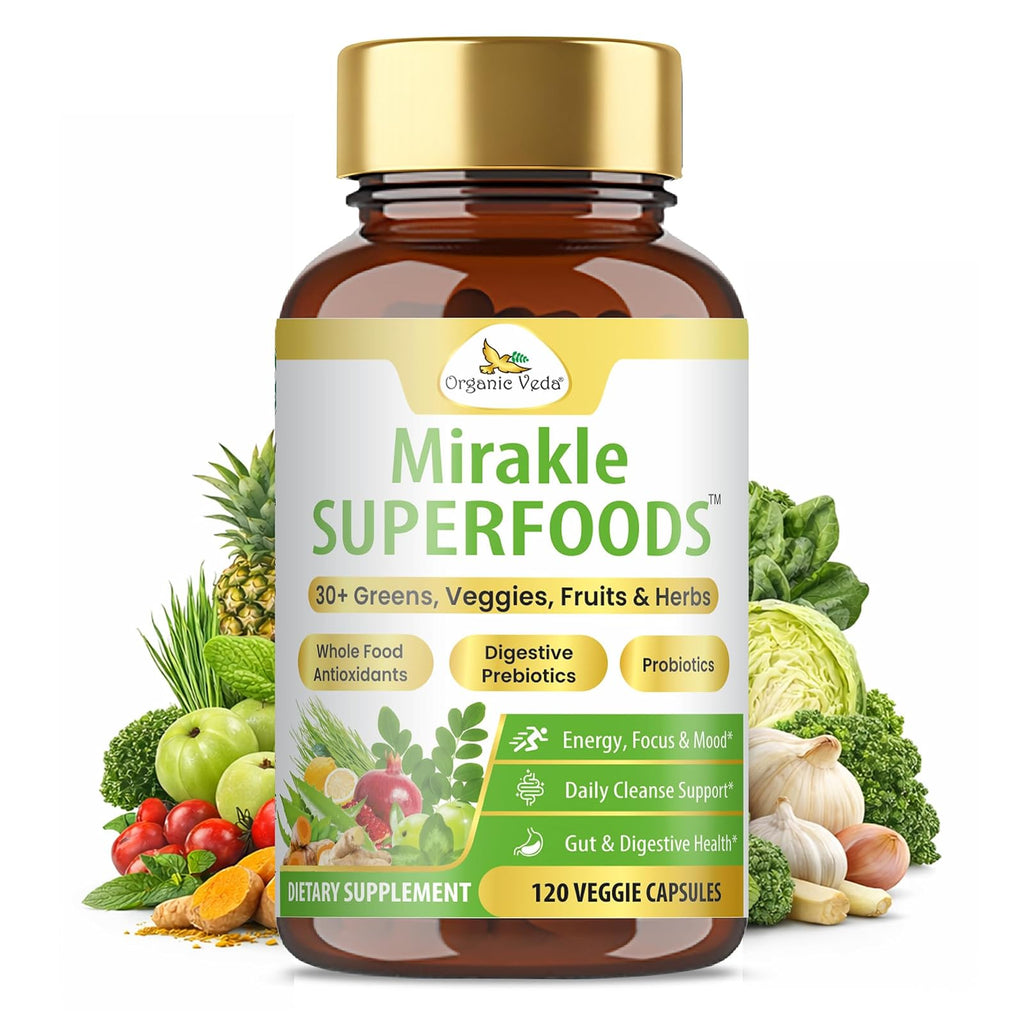 Mirakle Superfoods antioxidant capsules