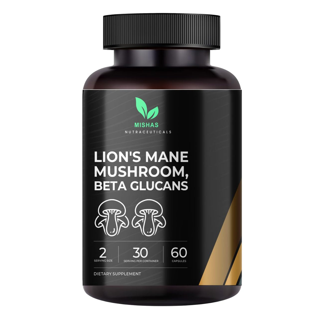 Mishas Lions Mane brain health supplement