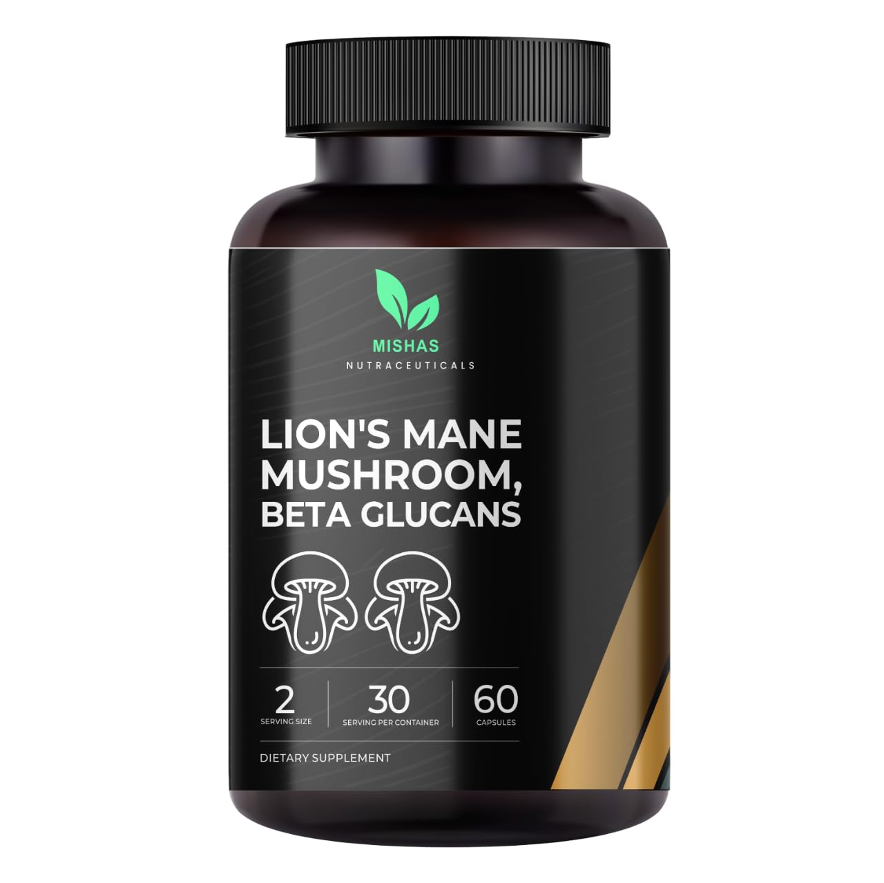 Mishas Lions Mane brain health supplement