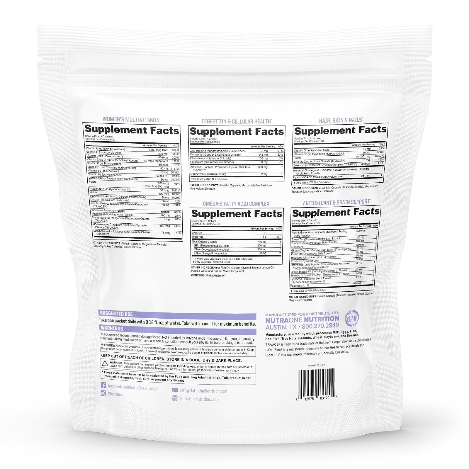 MissOne multivitamin for women energy