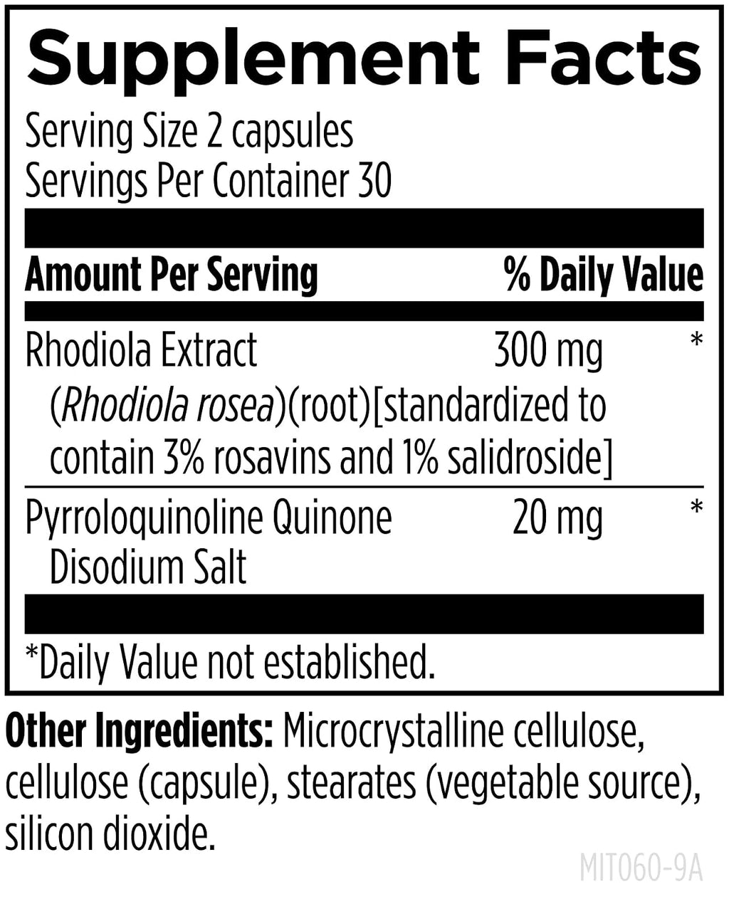 Mito-PQQ for cognitive health