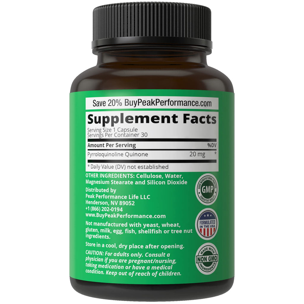 mitochondrial energy optimizer for vitality