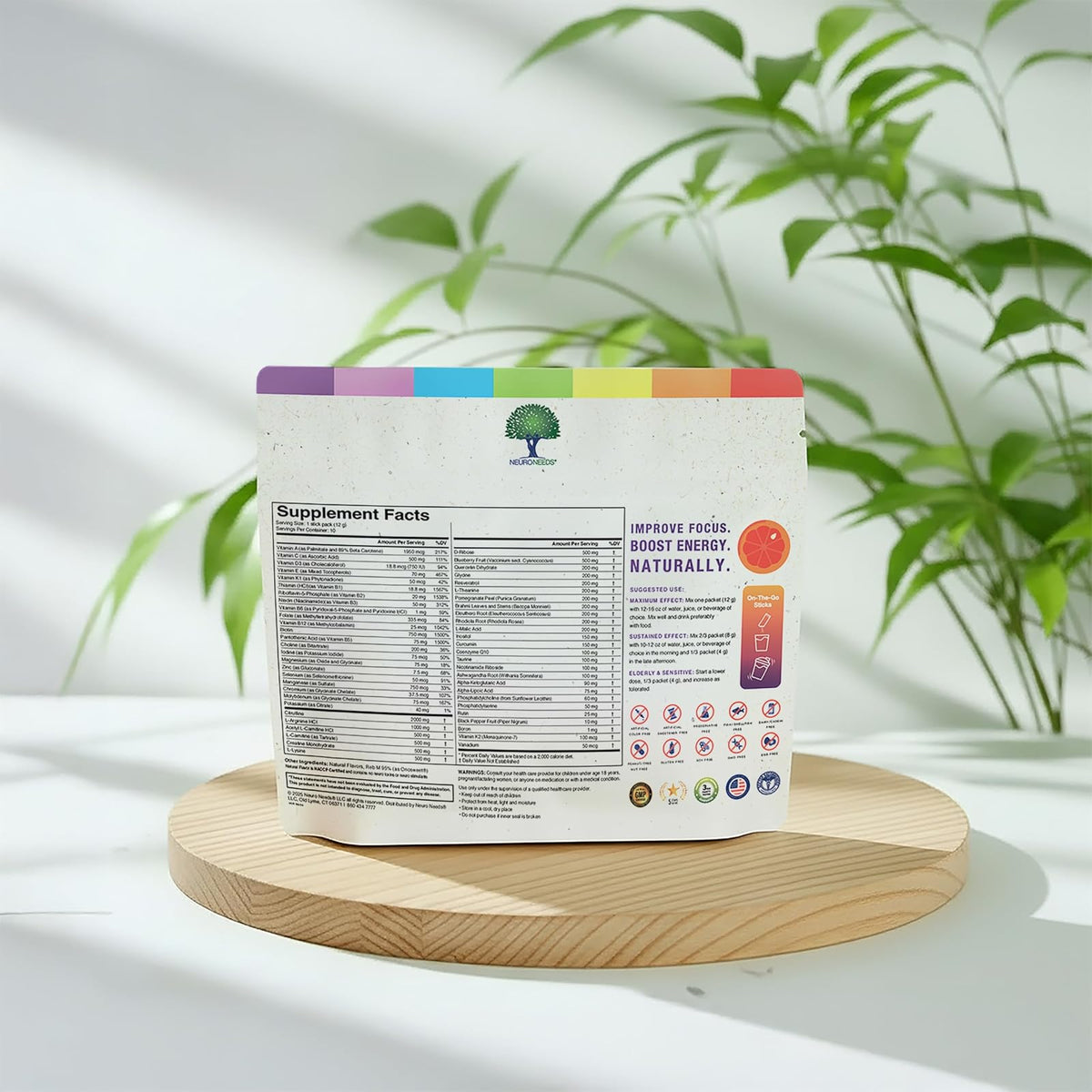 Mitochondrial support multivitamin powder
