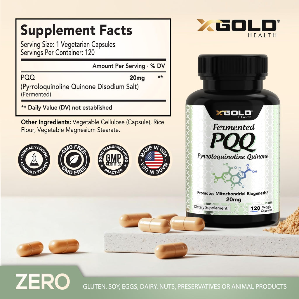 Mitochondrial support with PQQ